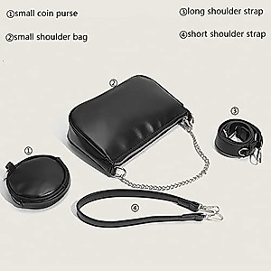 JRNDNIUO Small Crossbody Bag Thick Strap Crossbody Bags for Women, Lightweight Shoulder Trendy Handbag with Coin Purse Pouch