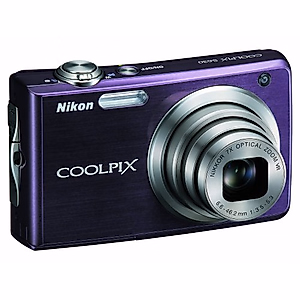 Nikon Coolpix S630 12MP Digital Camera with 7x Optical Vibration Reduction (VR) Zoom and 2.7 inch LCD (Royal Purple)