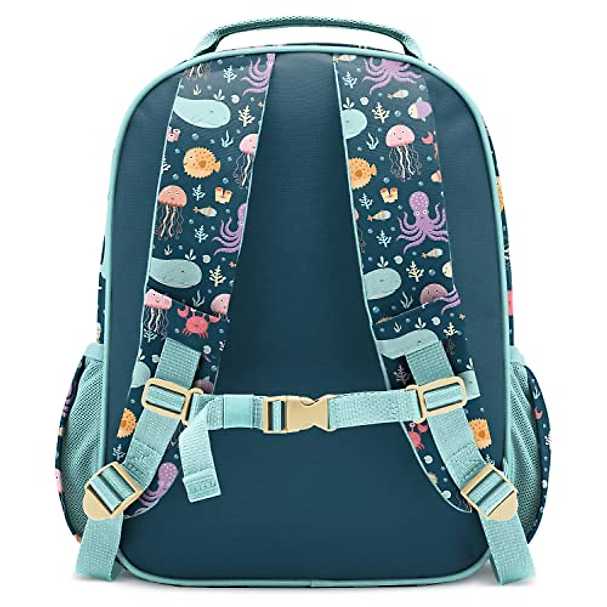 Simple Modern Toddler Backpack for School Girls | Kindergarten Elementary Kids Backpack | Fletcher Collection | Kids - Medium (15" tall) | Under the Sea