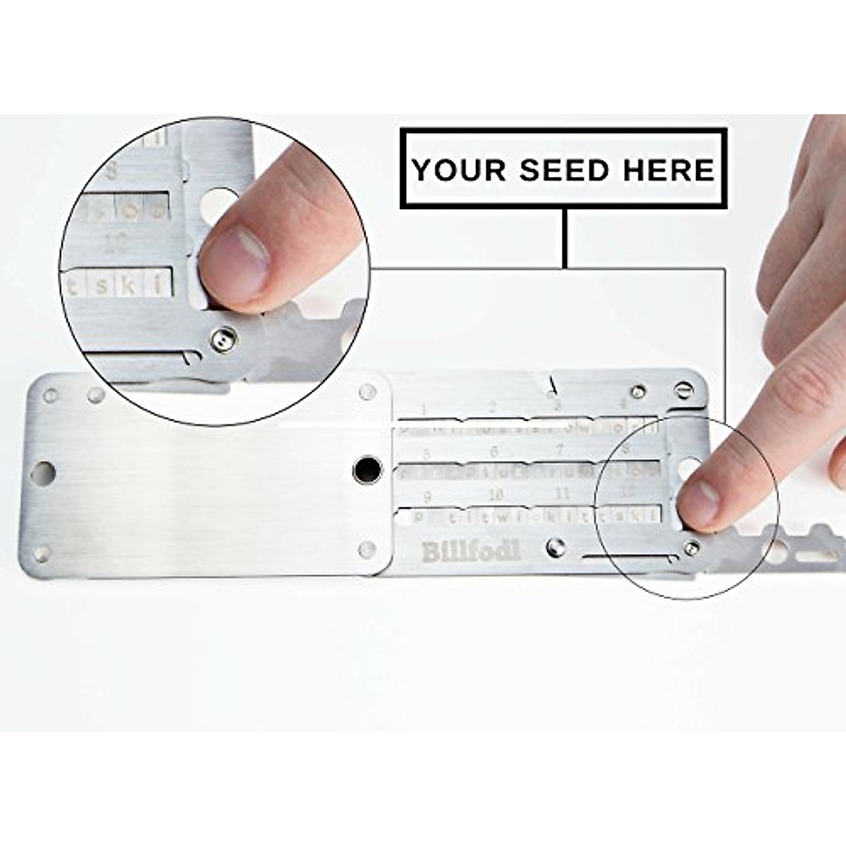 [Bundle] Ledger Nano S + Billfodl Hardware Wallet for Seed Words Backup | The Best Crypto Wallet + Cold Wallet for Crypto Compatible with BIP39 Wallets. Store Your Bitcoin, Ethereum, ERC20 and More
