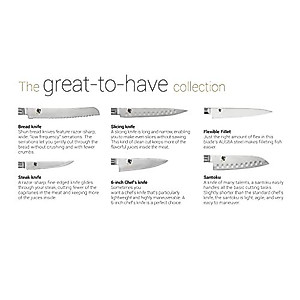 Shun Classic Blonde 7” Santoku Knife, Blonde PakkaWood Handle, Full Tang VG-MAX Blade