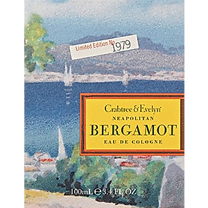 Crabtree & Evelyn Heritage Collection Eau de Cologne, Bergamot, 3.4 Fl Oz