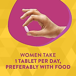 Nature's Way Alive! Women's 50+ Complete Multivitamin, Supports Healthy Heart, Brain, Bones*, B-Vitamins, Gluten Free, 130 Tablets (Packaging May Vary)