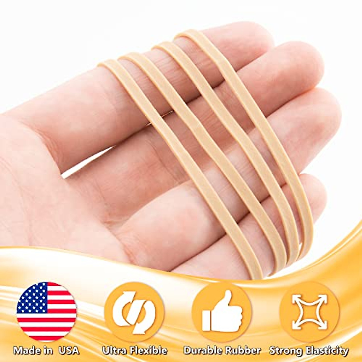 Get Durable Size 33 Rubber Bands - 5 lb Bulk, Made in USA