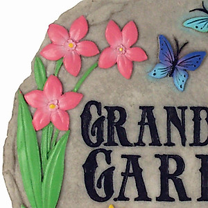 Spoontiques - Garden Décor - Grandma’s Garden Stepping Stone - Decorative Stone for Garden