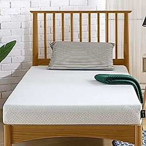 ZINUS 5 Inch Youth Memory Foam Mattress / Kids’ Room & Bunk Bed Mattress, Narrow Twin