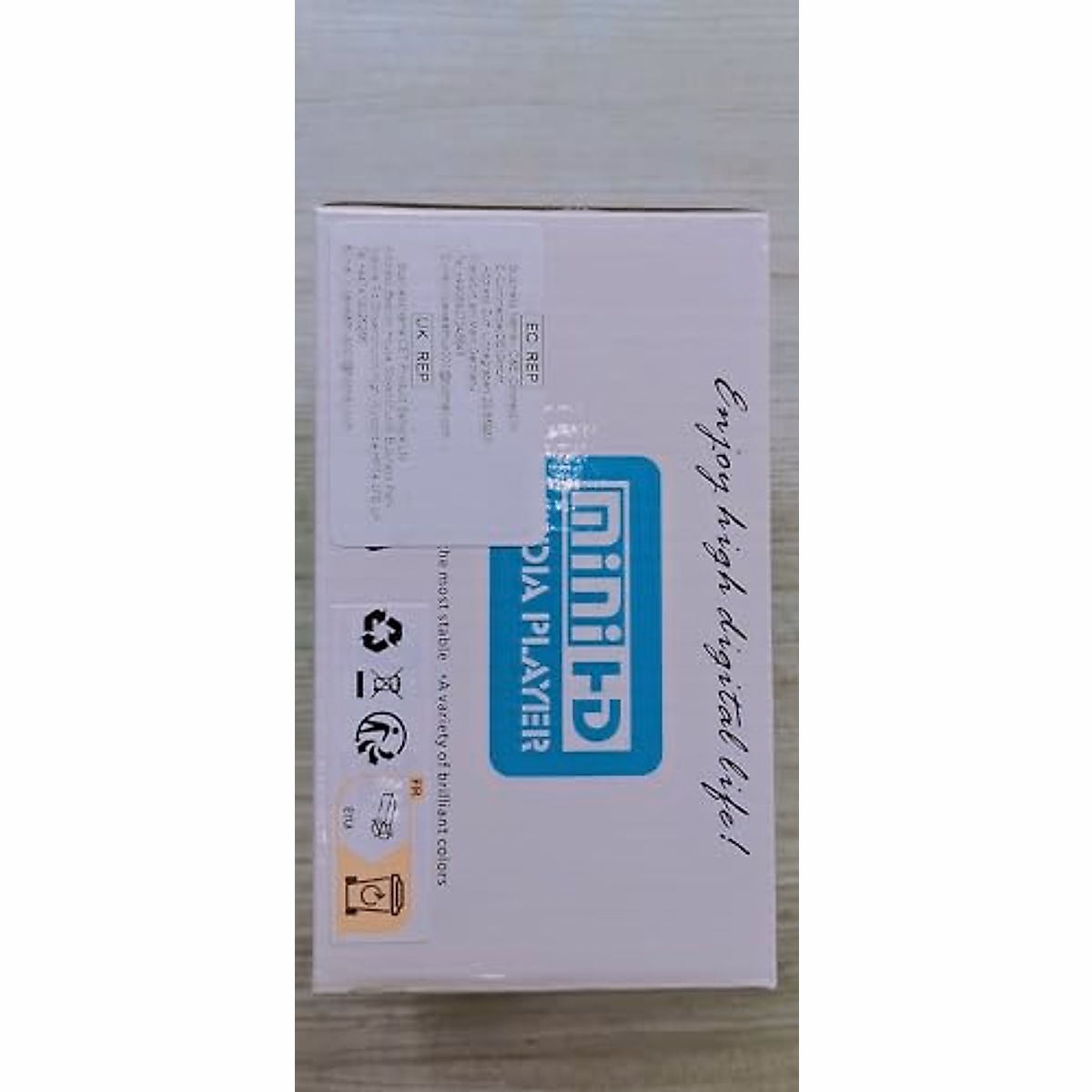 HDMI Media Player, Blue Mini 1080p Full-HD Ultra HDMI MP4 Player for -MKV/RM/ MP4 / AVI etc- HDD USB Flash Drive/HDD and SD Card