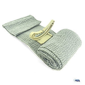 ASA TECHMED Israeli 6 Inch Compression Bandage - First Aid Wound Injury Sterile Battle Dressing - EMS Emergency Bandage Stop The Bleed Control Medical Trauma Bandage - Pack of 2