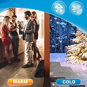 HomeProtect Under Door Draft Stopper 36 Inch Door Soundproofing Block Cold Air Wind/Breeze Noise Light, Weather Stripping Seal Sweep Improved Triangle Design More Fits 0 to 2" Gaps