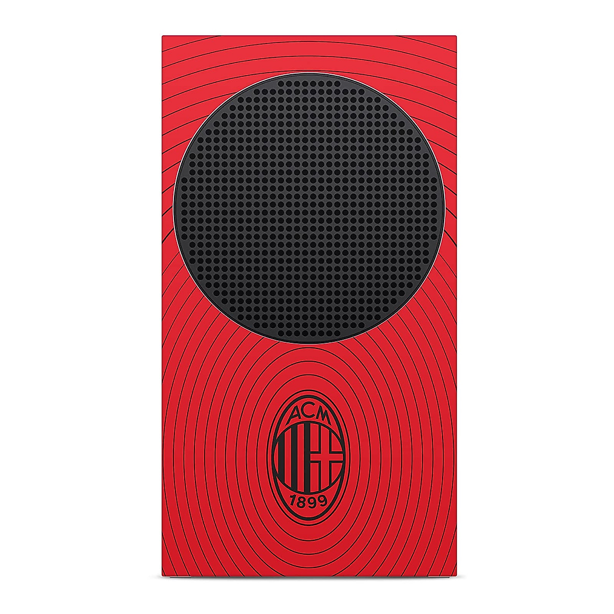 Head Case Designs Officially Licensed AC Milan Red and Black Art Vinyl Sticker Gaming Skin Decal Cover Compatible with Xbox Series S Console and Controller Bundle