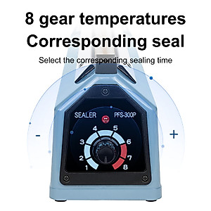 YOYALANP Impulse Sealer 8 inch, Manual Heat Sealer Machine for Plastic Bags, mylar bag Shrink Wrap Bag Sealers Duty Sealing Machine With Repair Kit