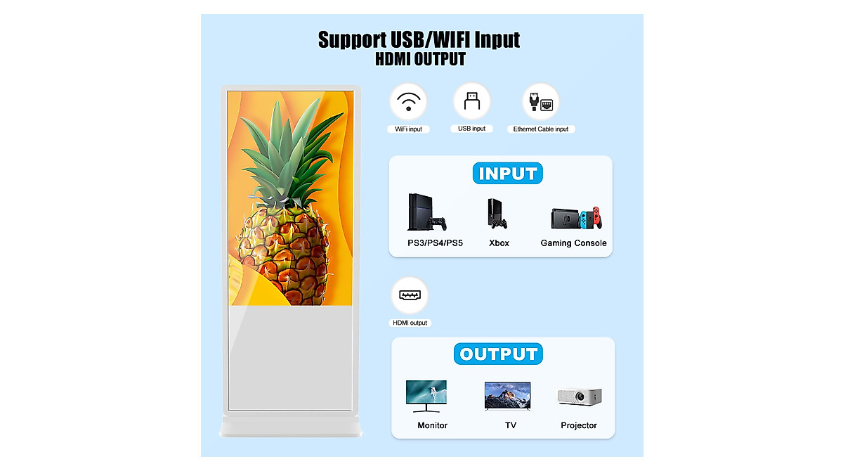 50 Inch Interactive Touchscreen Monitor with Windows 10 | Digital Signage