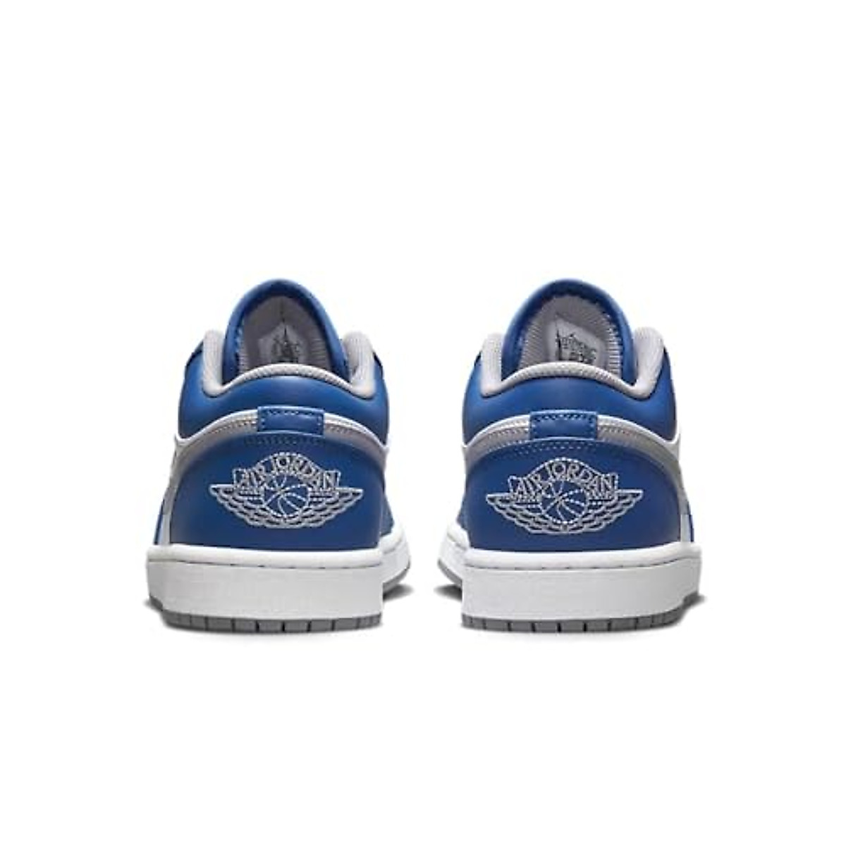 Nike Men's Air Jordan 1 Low Shoes, True Blue/Cement Grey, 8.5