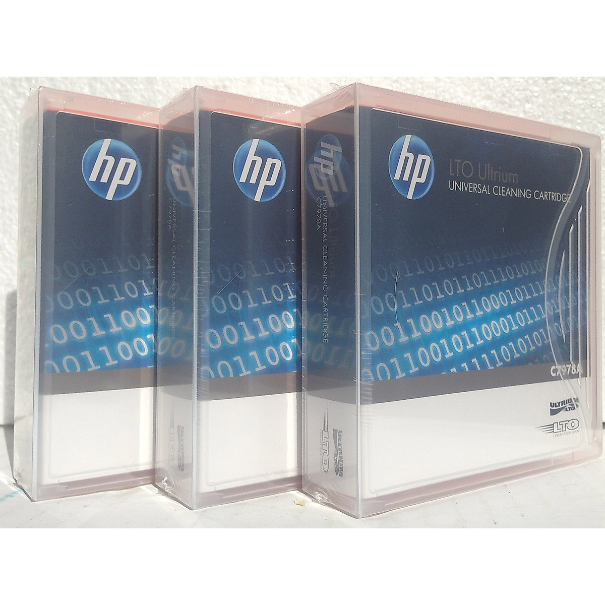 3 Pack HP C7978A Universal LTO Ultrium Cleaning Cartridge