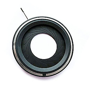 Handheld Digital Microscope Accessories 4-60mm iris diaphragm2 PCS Adjustable Iris Diaphragm 4-60mm Aperture Mechanical Iris Camera Microscope Optical Module Microscope Accessories