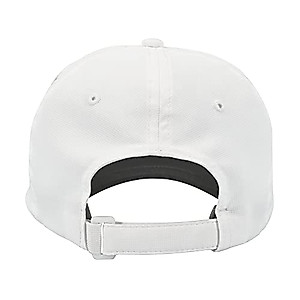 Mizuno Womens Tour Adjustable Baseball-caps, White-black