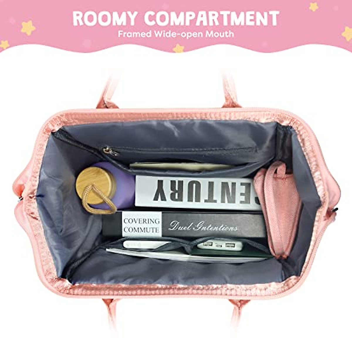 Bevalsa Casual Backpack Laptop Backpack 15.6 Inch Stylish College School Bag/Casual Daypacks/Work Bags /Travel Backpack for Women Men for Teens Girls Anti-Theft (Pink)