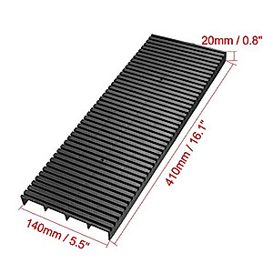 uxcell PCB Tray ESD Shelf Storage Turnover Rack, Straight-Type, 42 Slot