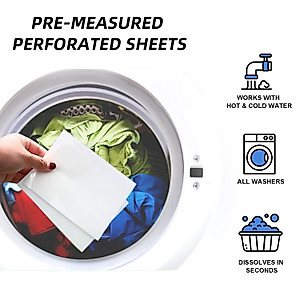 Laundry Detergent Sheets 3 Pack Up to 180 Loads, Fresh Linen - Great For Travel, Apartments, Dorms, No Plastic, Sustainable, Biodegradable-New Liquid-Less Technology - Lightweight