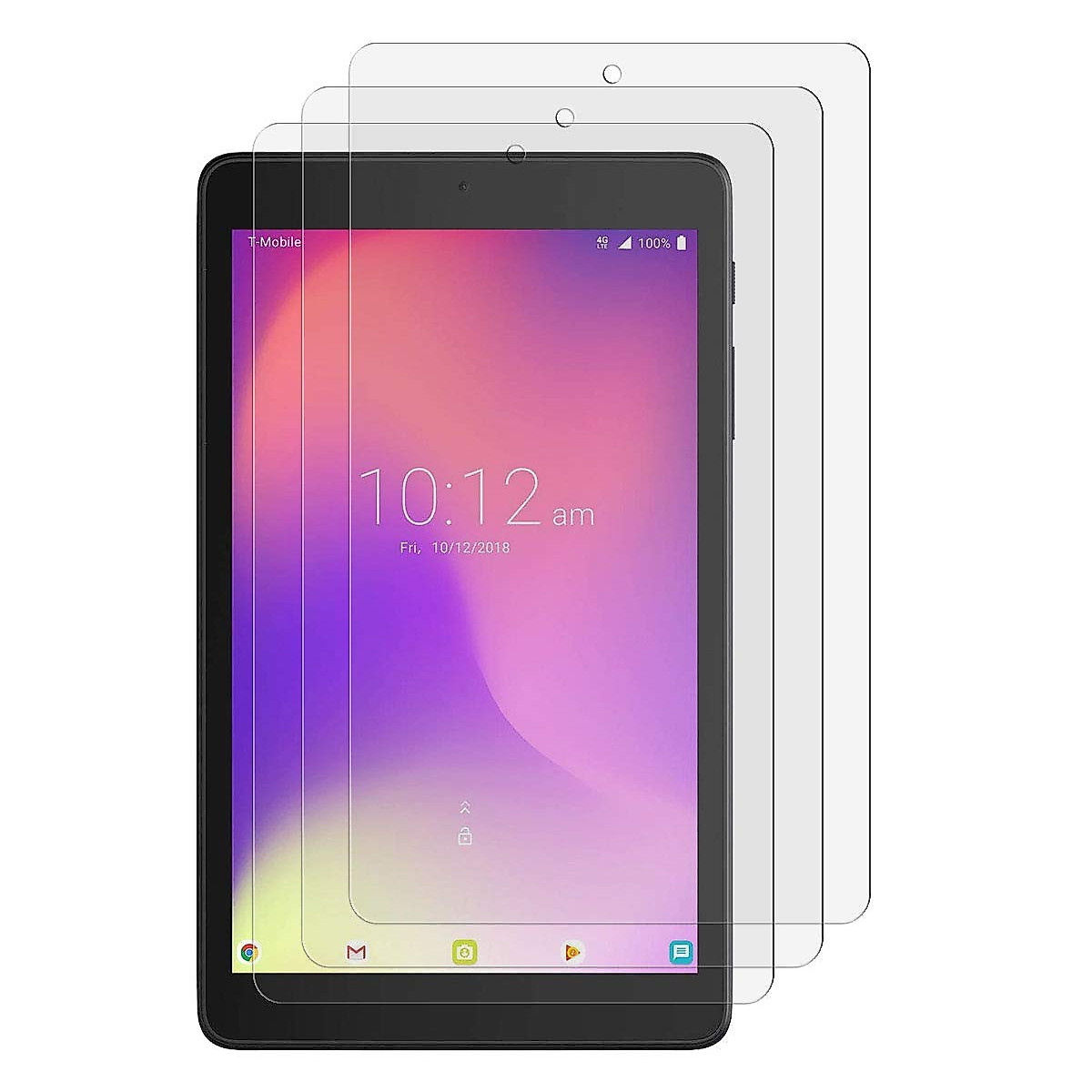Tonvizern [3 Pack] for Alcatel Joy Tab/Joy Tab 2 / Joy Tab Kids/Alcatel 3T 8inch Tablet Anti Glare and Anti Fingerprint HD Screen Protector (Matte) [Not Glass]