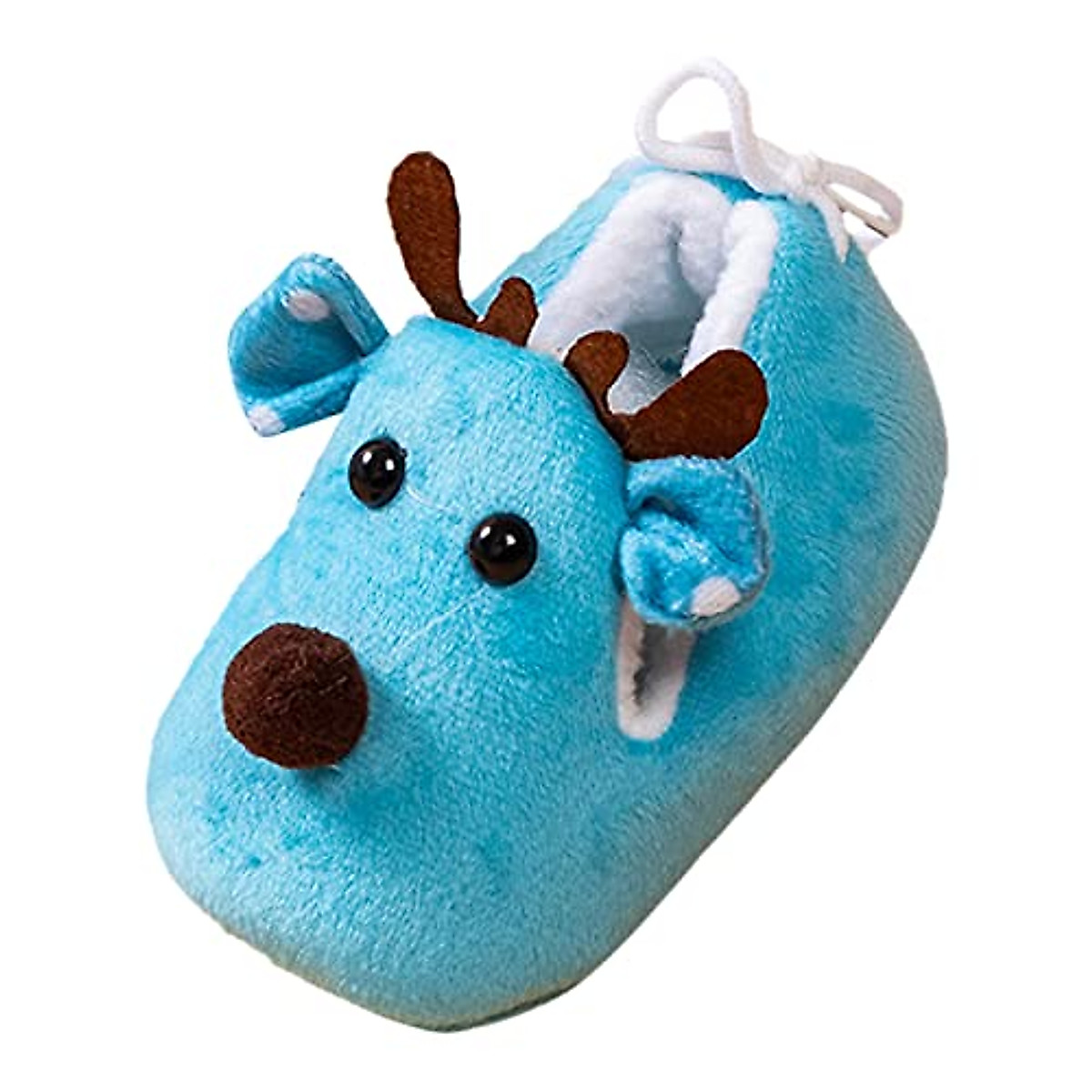 Baby Warm Shoes Fleece Warm Short Boots Shoes Fashion Printing Non Slip Breathable Nude Boots Boot Size 8 (Sky Blue, 11)