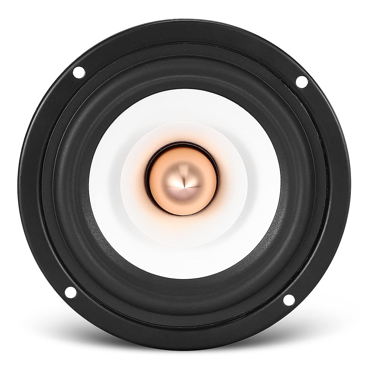 Facmogu 4 Inch Bullet Tweeter Full Range Speaker 4 Ohm, 5~15 Watt HiFi Tweeter Midrange Bass Integrated for Vocals Home Stereo Surround Sound Theater, 61Hz-18.5KHz Frequency Response 88dB