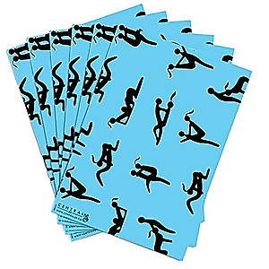 CENTRAL 23 Anniversary Wrapping Paper - Funny Rude Gift Wrap for Wife Husband or Partner - Bridal Shower Wrapping Paper for Women - Comes with Fun Stickers - Made in the UK