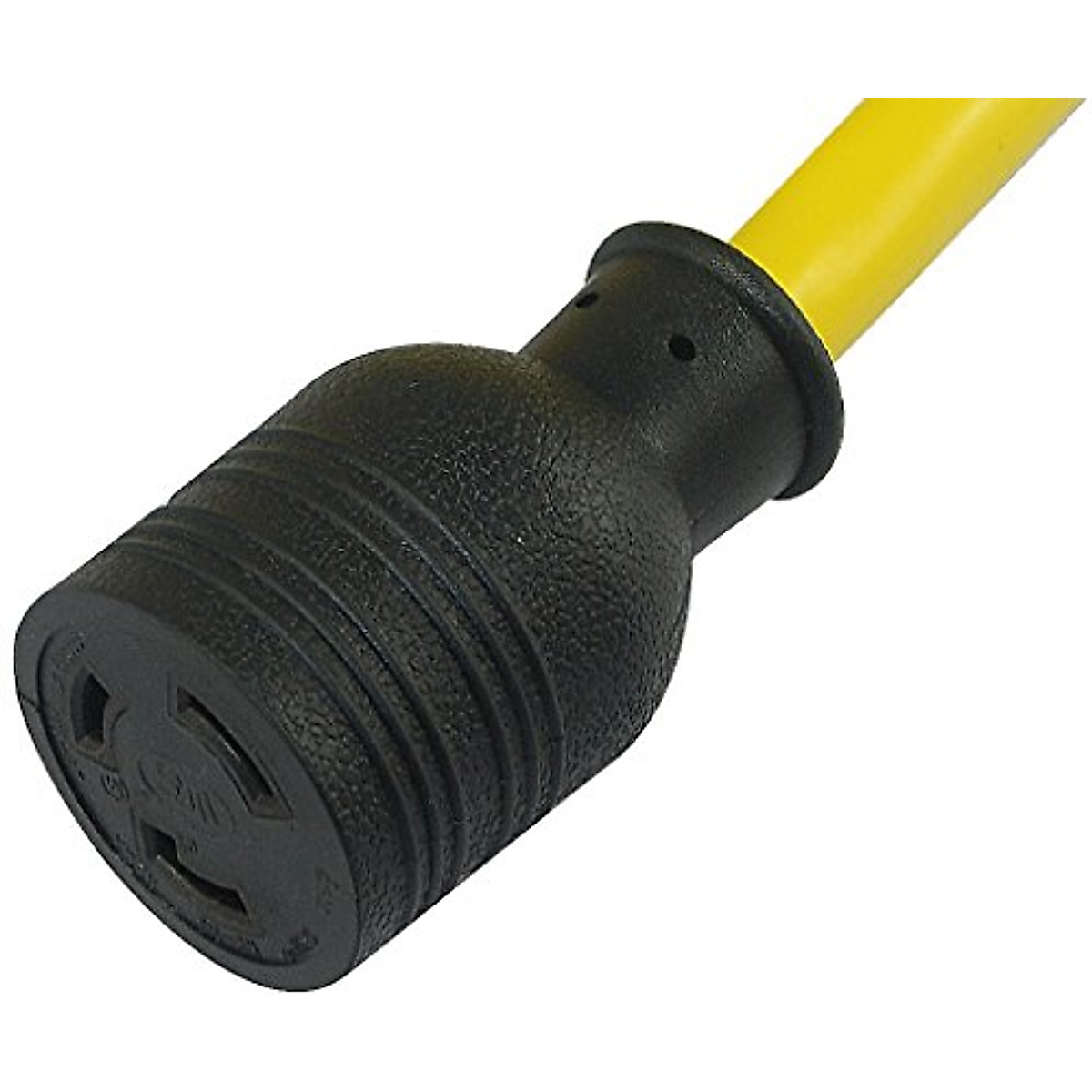 Conntek 20572: 30 Amp L5-30 Locking Style Generator Extension Cord, 50 Feet Yellow