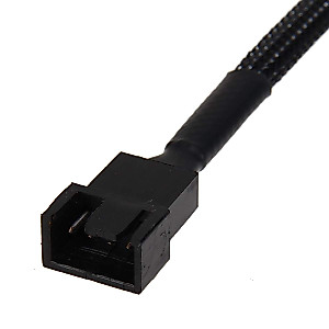 2 Pack SATA to 3 Pin / 4 Pin PMW 12V PC Case Fan Power Adapter Cable, 3-Pin or 4-Pin (PWM Connector) to 15 Pin SATA Computer Cooler Cooling Fan Power Cable