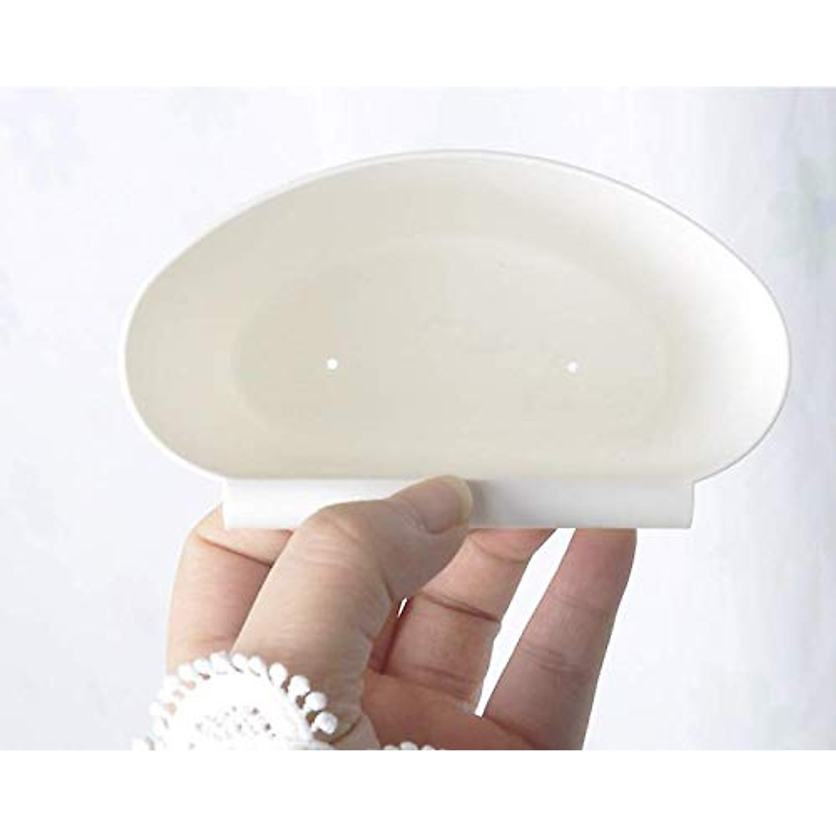 4Pcs Hanging Cup Holder,Rolling Cart Accessories Utility cart Accessories Hanging Bins,Hanging Flower Pots,Space Saver,Storage Bucket Desktop Container,Make Up Pencil Holder (White-1)