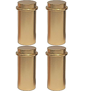 TINTON LIFE Design Decorative Wall Mounted Aluminum Coat Hook Hat Hanger(4PCS Golden)