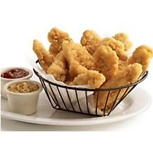 Tyson Red Label Select Cut Hot N Spicy Fully Cooked Breaded Chicken Breast Tenderloin, 5 Pound -- 2 per case.