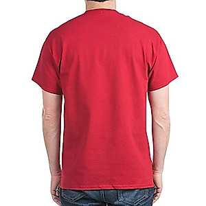 CafePress Lawn Bowl Dark T Shirt Men's 100% Cotton, Classic Graphic Dark T-Shirt Cardinal
