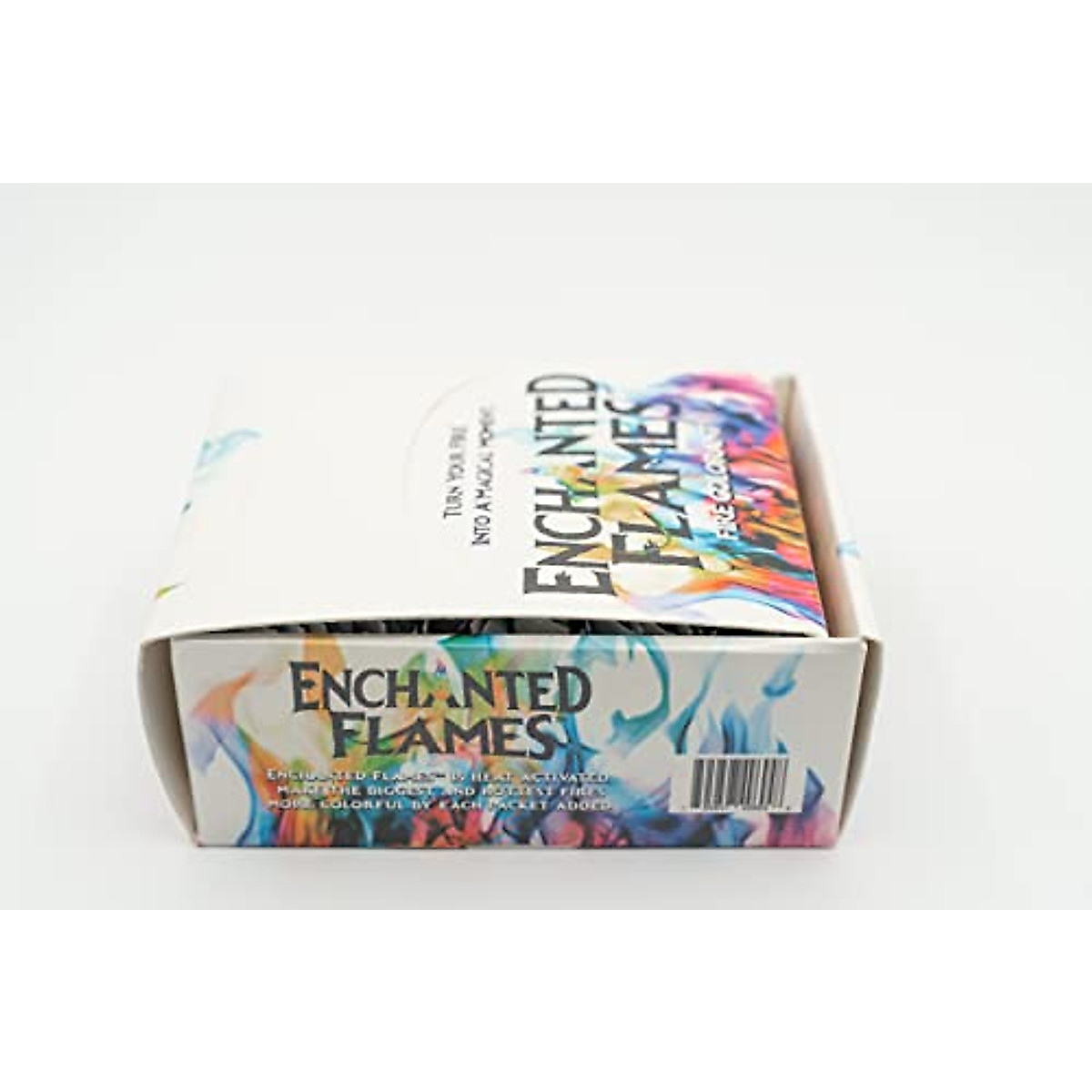 Enchanted Flames Pack of 50 Fire Changing Color Packets for Campfires, Fire Pits, and Outdoor Wood Fireplaces, Longer Lasting Burn Time, Safe and Non-Toxic