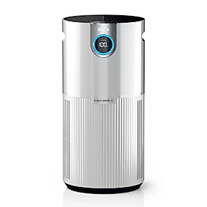 Shark HP200 Air Purifier MAX with Nanoseal HEPA, Cleansense IQ, Odor Lock, Cleans up to 1000 Sq. ft. and 99.98% of Particles, Dust, Allergens, Smoke, 0.1–0.2 Microns, White (Renewed)