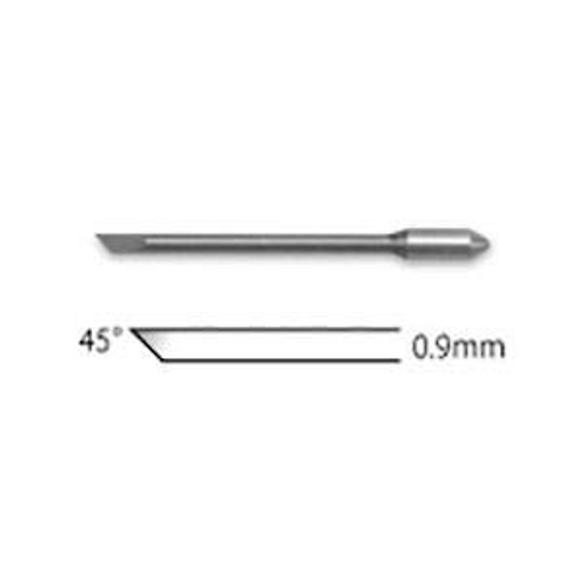 Authentic Graphtec CB09UB .9mm Supersteel 45 Degree Blade - 5 Pack