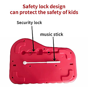 Cidupe Kids Piano Xylophone Musical Instruments Toys - 2 in 1 Percussion Instruments for Baby Preschool Educational with 8 Multicolor Key Scales Toy