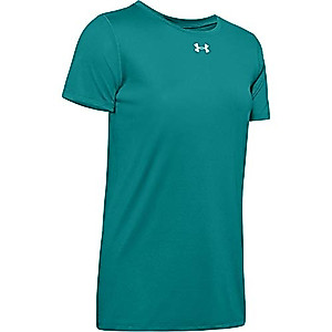 Under Armour Locker T-Shirt, Coastal Teal (722)/ Metallic Silver, Large