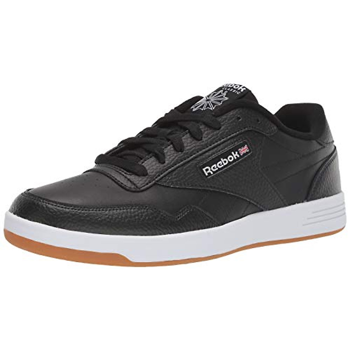 Reebok Men's Club MEMT Casual Sneakers, Pebble Black/White/Gum, 11.5