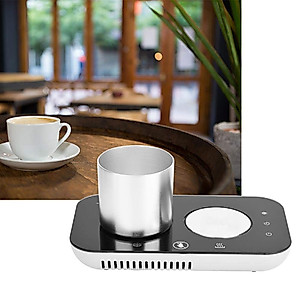 Cold and Warm Coaster,Cup Cooling Heating Machine Drink Coffee Tea Milk 100V-240V US Plug