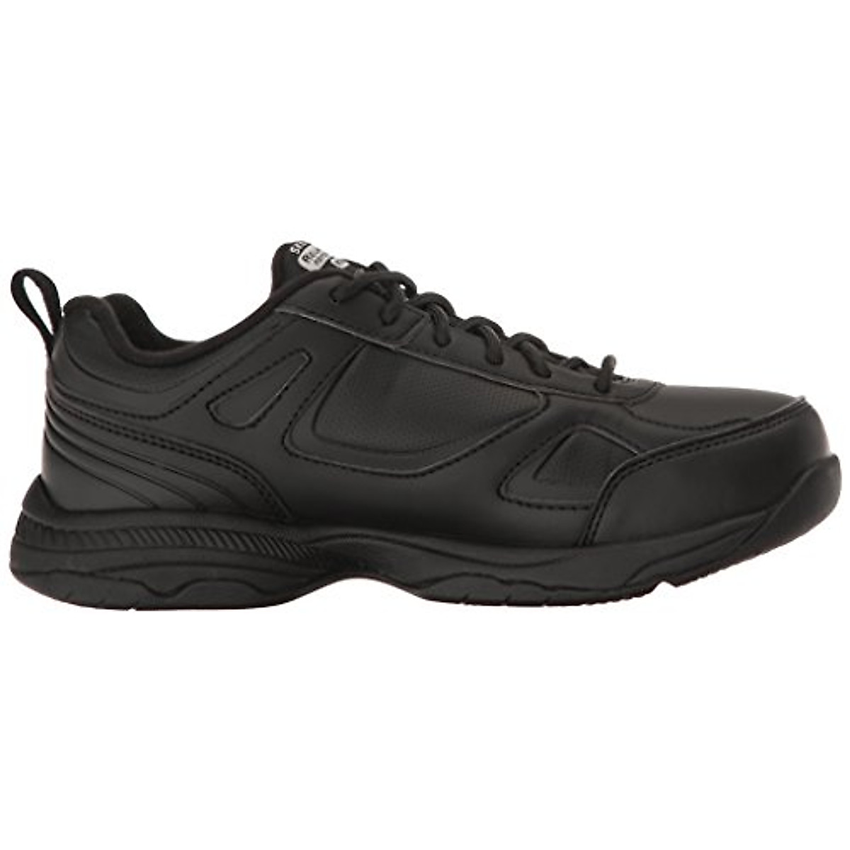 Skechers for Work Women's Dighton Bricelyn Wide Work Shoe, Black, 7.5 W US
