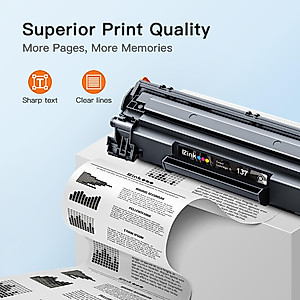 E-Z Ink (TM) Compatible Toner Cartridge Replacement for Canon 137 CRG137 9435B001AA to use with ImageClass D570 LBP151dw MF216n MF236n MF232W MF227dw MF229dw MF244dw MF247dw MF249dw (Black, 2 Pack)