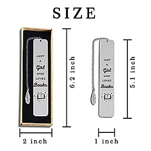 Bookmarks Book Club Gifts for Book Lovers Readers Coffee Lovers Librarian Her Women Coworkers Best Friends Metal Bookmarks for Christmas Graduation Thanksgiving