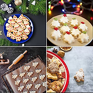 Christmas Tree Silicone Molds 140 Cavity Mini Gummy Mold Food Grade Dog Treat Molds for Christmas Gummy, Candy, Chocolate, Biscuit, Jelly, Dog Cookie