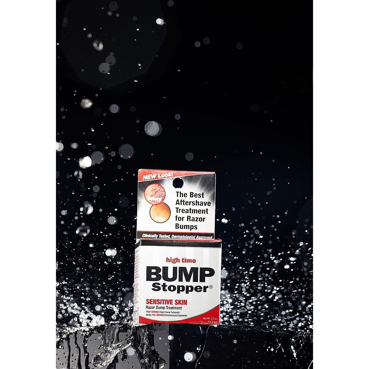 High Time Bump Stopper Sensitive Skin 0.5 Ounce Treatment (14ml) (2 Pack)