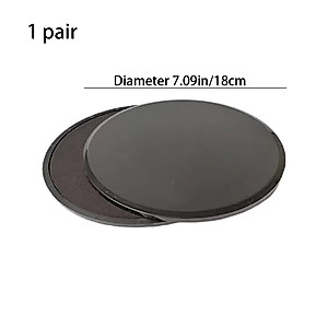 QUANXILXU 2 Pcs Core Workout Sliders Double Side Usage Strength Sliders Wear Resistant Exercise Gliding Discs for Home, Carpet Hardwood Floors Yoga, Pilates