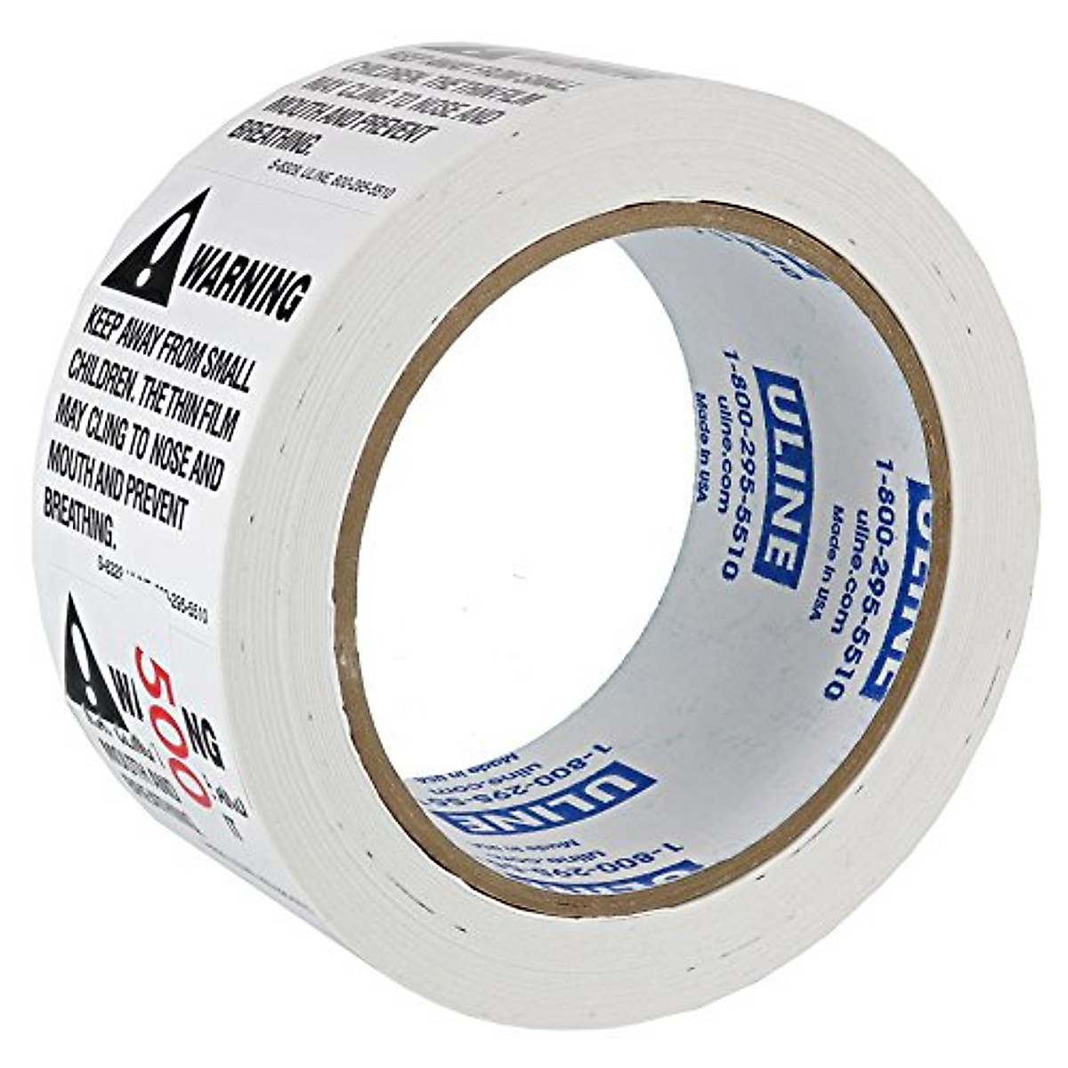 ULINE S-8329 500-Count 2x2-inch Bulk Packaged Suffocation Warning Labels for Child Safety