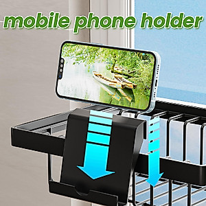 ilvvan Dish Rack Over The Sink Dish Drying Rack (Expandable Height and Length) Snap-On Design 2 Tier Large Dish Rack Stainless Steel (23" - 34" L x 11" W x 19" - 21.5" H)