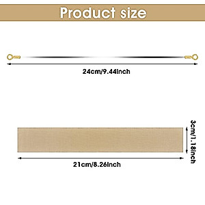 10 Pieces Impulse Sealer Replacement Parts 8 Inch Heat Seal Strips Replacement Element Grip Impulse Sealer Heating Element Service Spare Repair Kit, 200mmx2mm