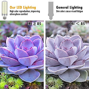 E26 LED Bulbs, 40W LED Light Bulbs Equivalent 400W, 6000K Daylight White, Not Dimmable, AC 85-265V, E26 Light Bulbs (4 Pack)